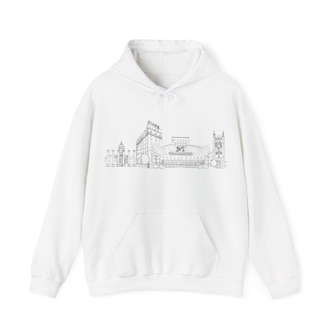 University of Missouri Sweatshirt Custom Hand Drawn Columbia Missouri ...