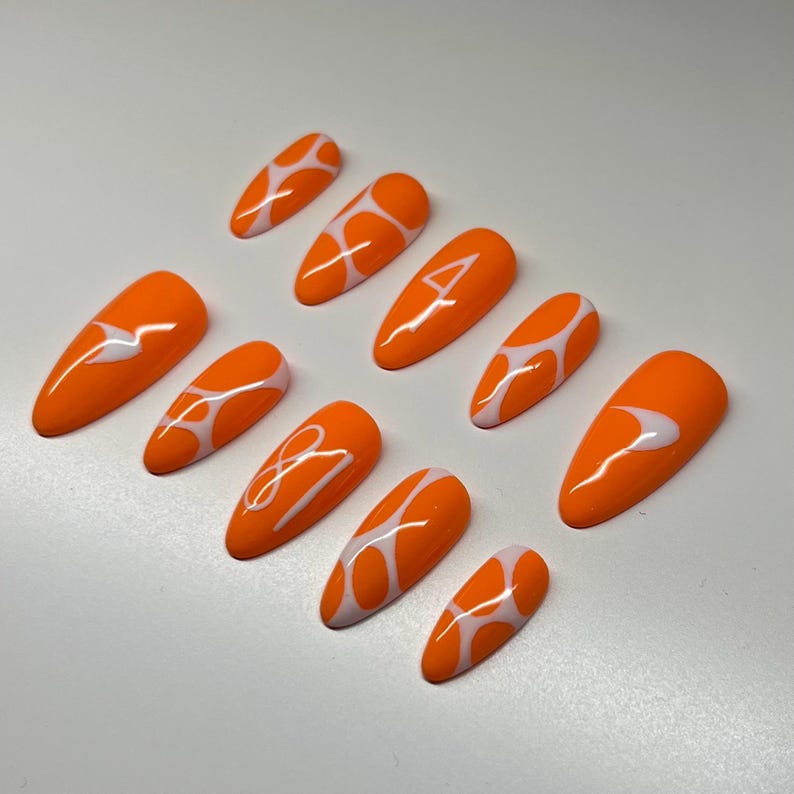 Mclaren F1 Formula One Inspired Press on Nails Lando Norris LN4 Oscar ...