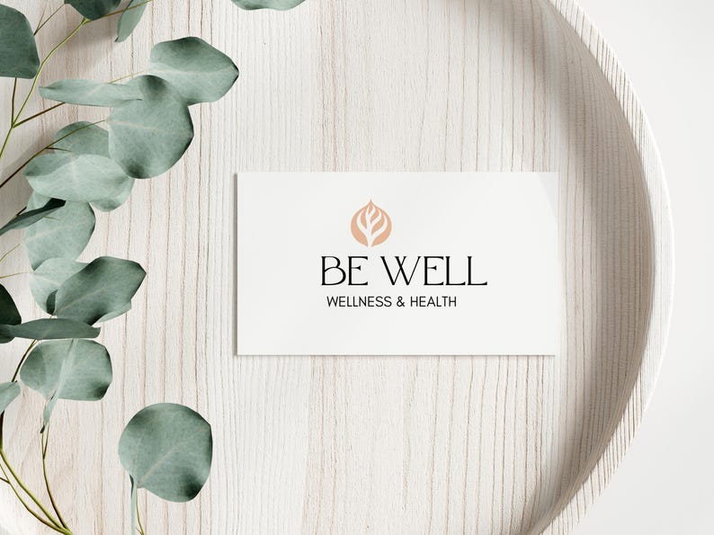 Wellness Branding Pre-made Logo, Editable Logo Template for Wellness ...