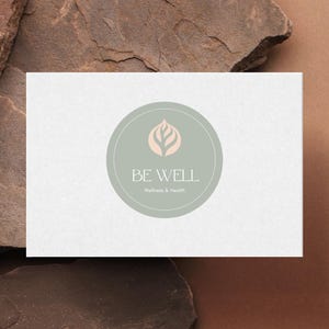 Wellness Branding Pre-made Logo, Editable Logo Template for Wellness ...