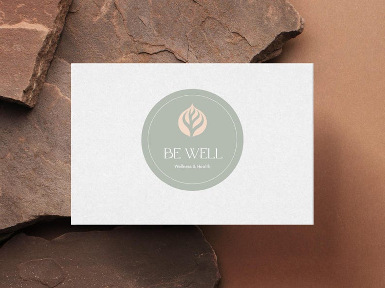 Wellness Branding Pre-made Logo, Editable Logo Template for Wellness ...