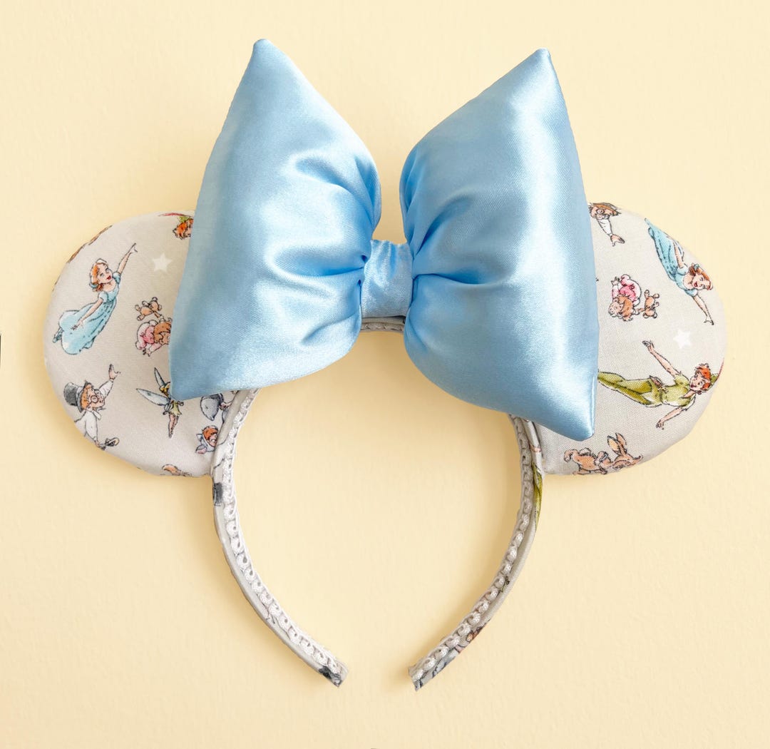 Minnie Peter Pan Ears Wendy Ears Tinkerbell Minnie Ears Baby Blue ...