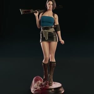 Jill Valentine/ Fan Art 14k unpainted/unassembled Garage Kit, Resin ...