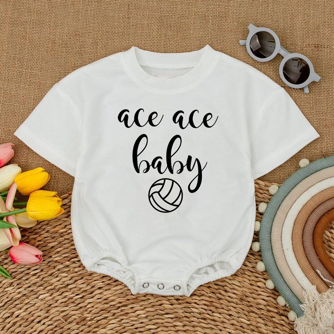 Ace Ace Baby Volleyball Romper: Sports Newborn Outfit - Etsy