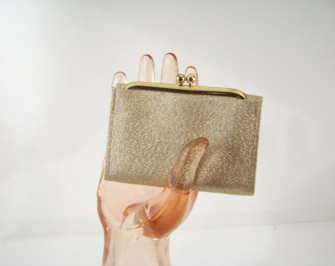 Vintage Lady Buxton Wallet Coin Purse in Gold Lame - Etsy