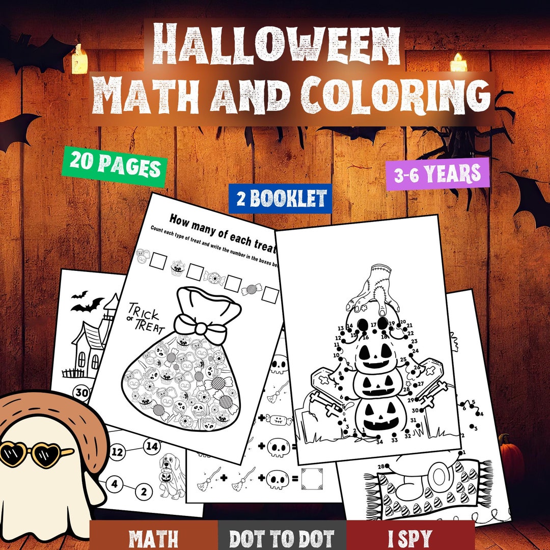 Halloween Math Activities, Fun Halloween Worksheets for Learning , Kids ...