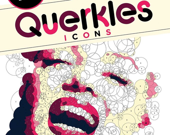 Querkles - A Puzzling Color-by-number Book - "icons" - Etsy
