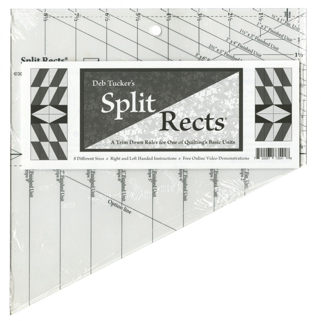 Studio 180 - Deb Tucker's Split Rects Quilting Ruler (DT13) (original ...