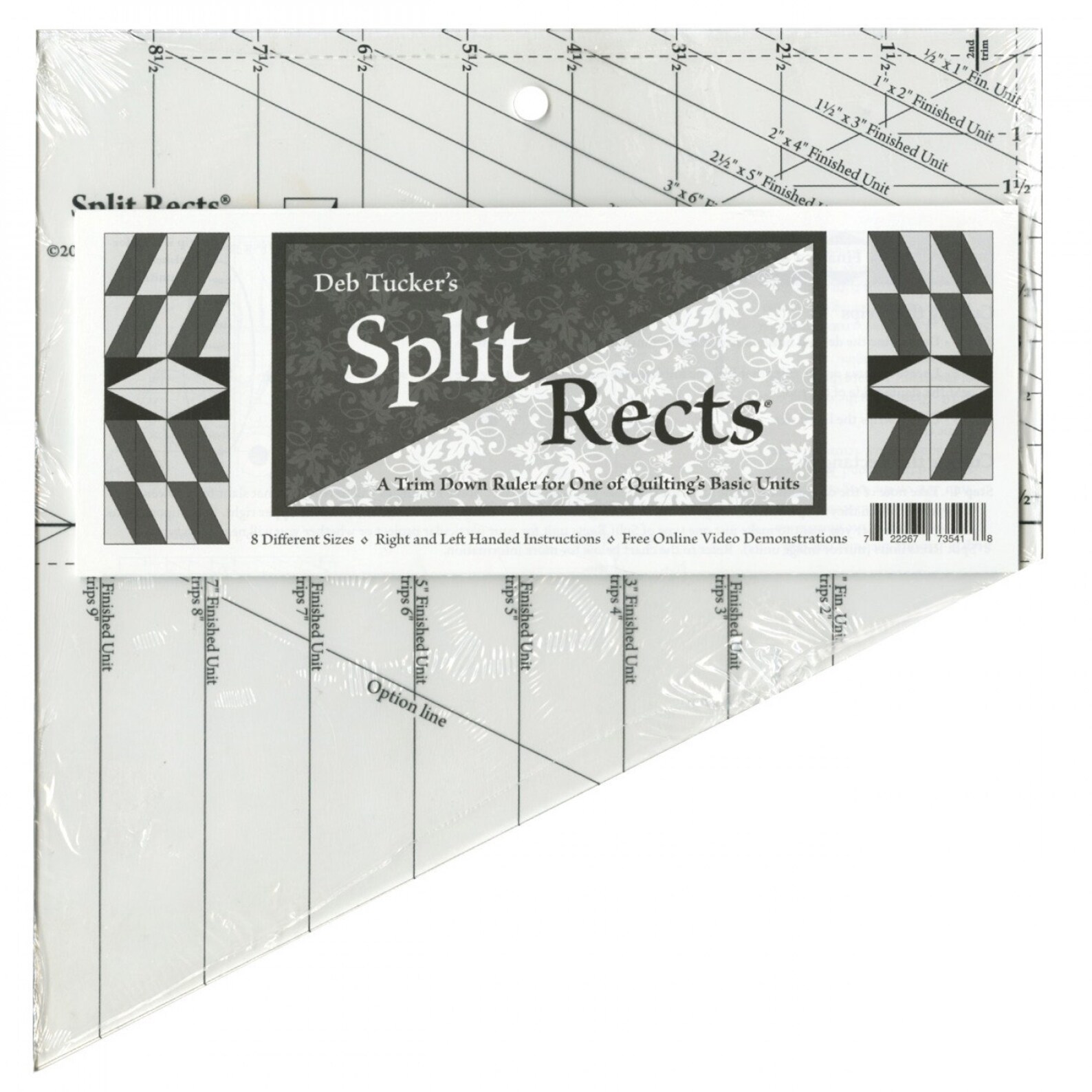 Studio 180 Deb Tucker's Split Rects Quilting Ruler DT13 - Etsy