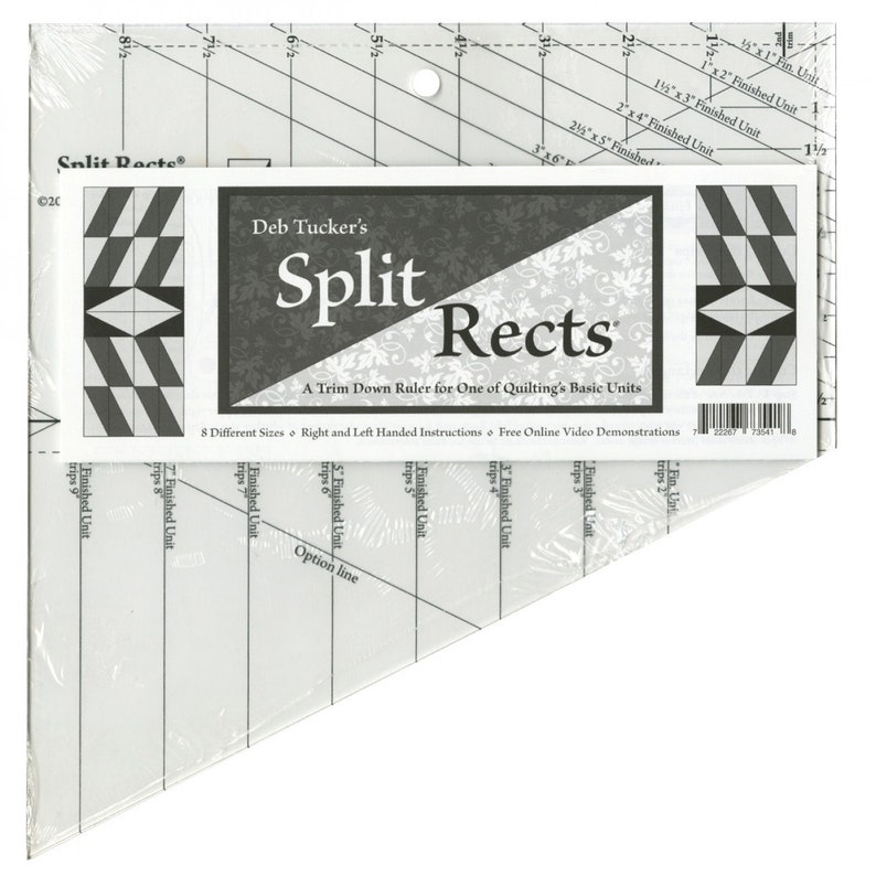 Studio 180 Deb Tucker's Split Rects Quilting Ruler DT13 - Etsy
