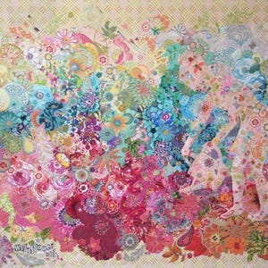 Laura Heine Collage-style Applique Quilt PATTERN by Fiberworks, Inc ...