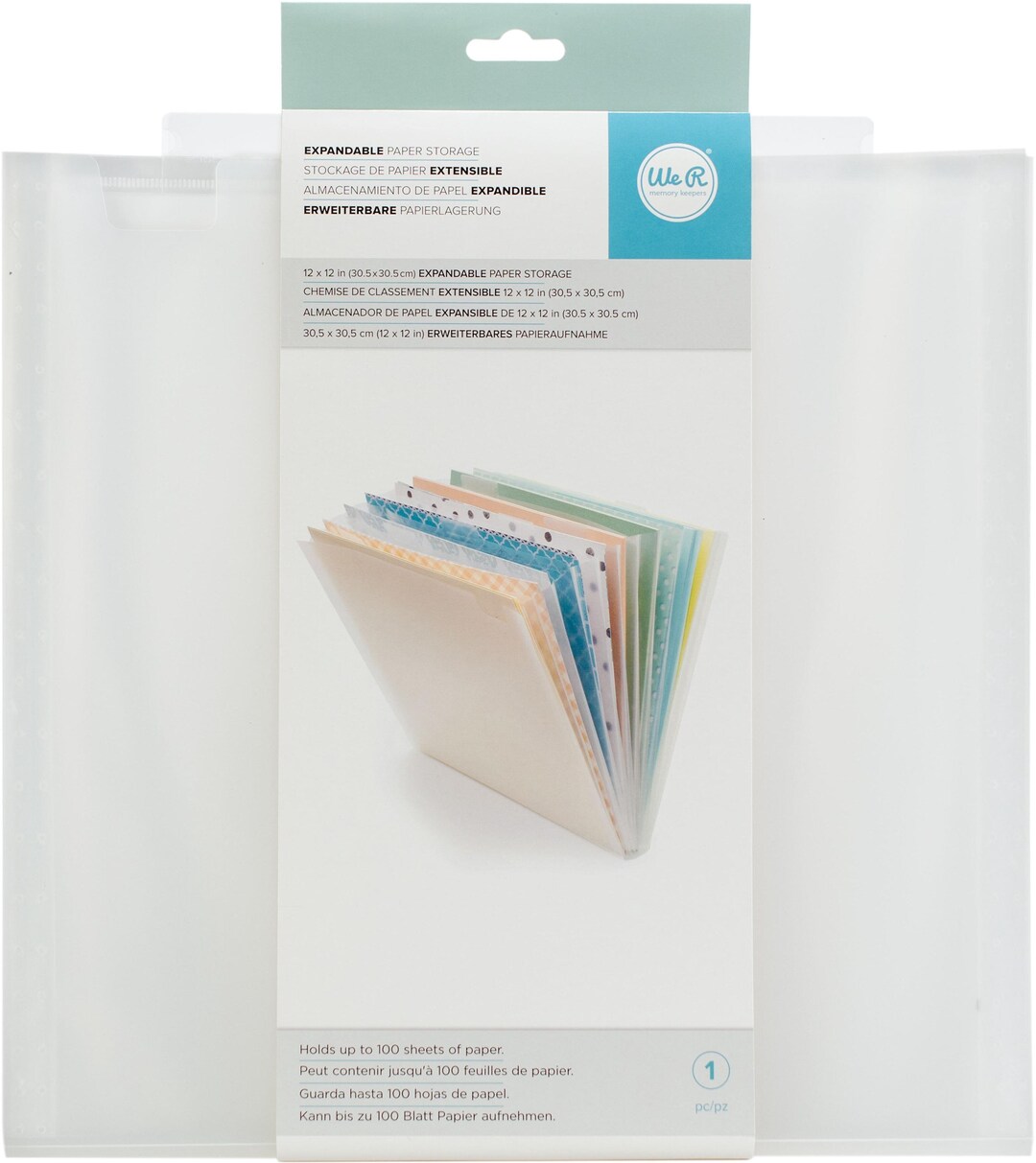 We R Memory Keepers - Expandable Paper Storage Folder for 12" X 12 ...