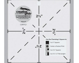 Creative Grids - Basic Range 6" Square Quilting Ruler Template, Cgrbr2 - Etsy