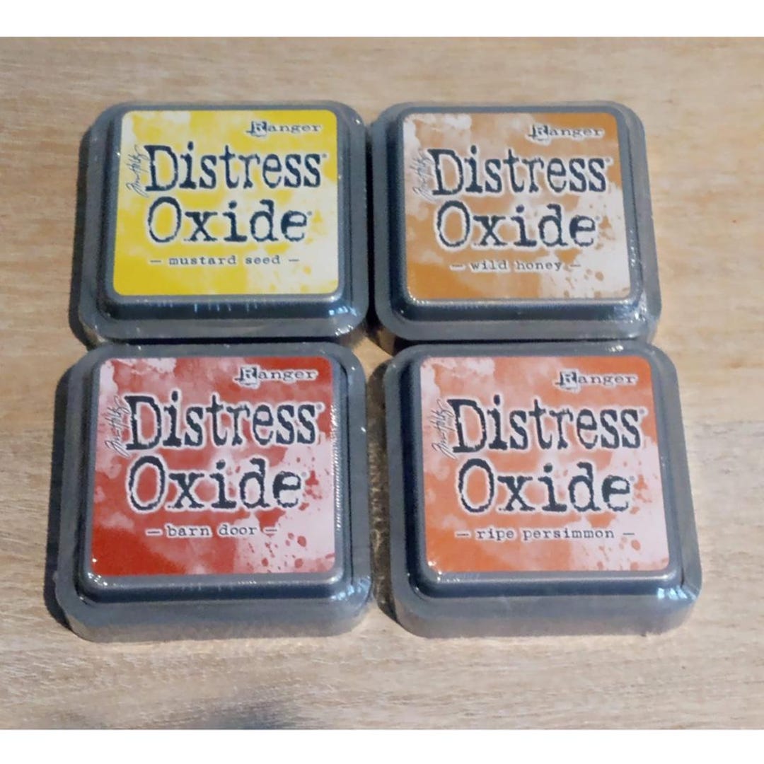Tim Holtz Ranger Distress Oxide Ink Bundle - Four 3" X 3" Pads, Set J ...