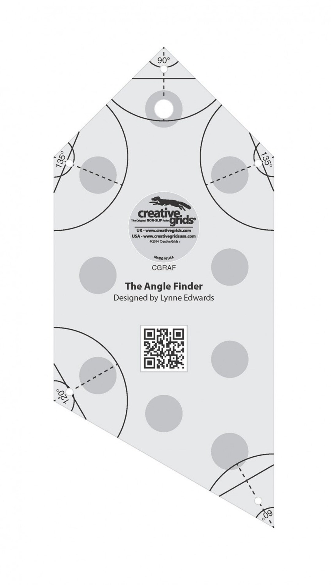 Creative Grids Quilting Ruler / Template - Angle Finder, CGRAF - Etsy