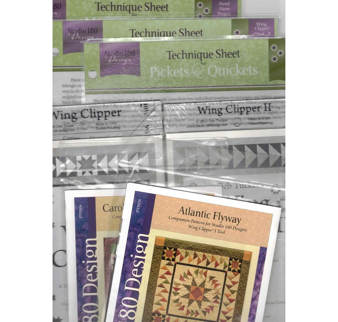 Studio 180 Design "wing Clipper" Quilting Bundle - Wing Clipper I and ...