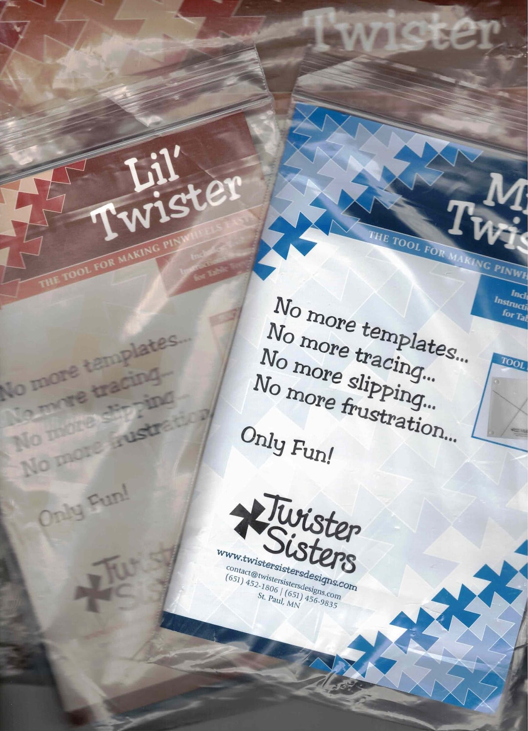 Twisted Sister Designs Twister Quilting Pinwheel Template Bundle One ...