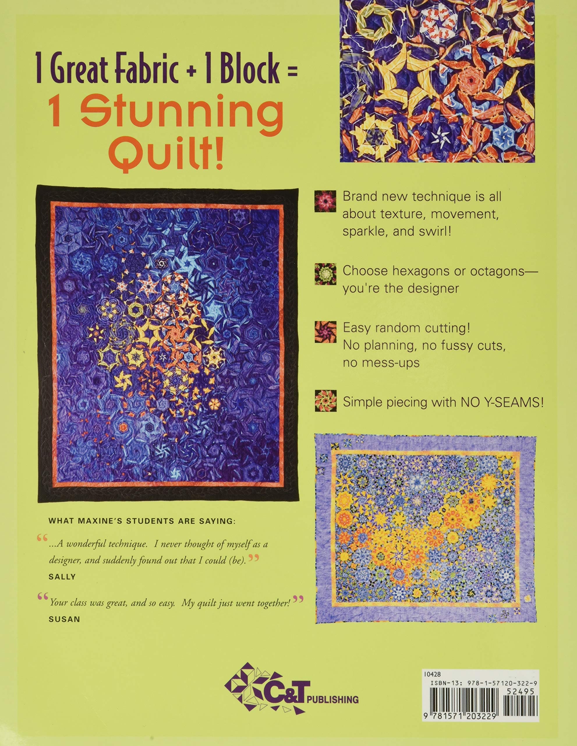 Book - One-block Wonders (one Fabric, One Shape, One-of-a-kind Quilts) by Maxine Rosenthal - Etsy