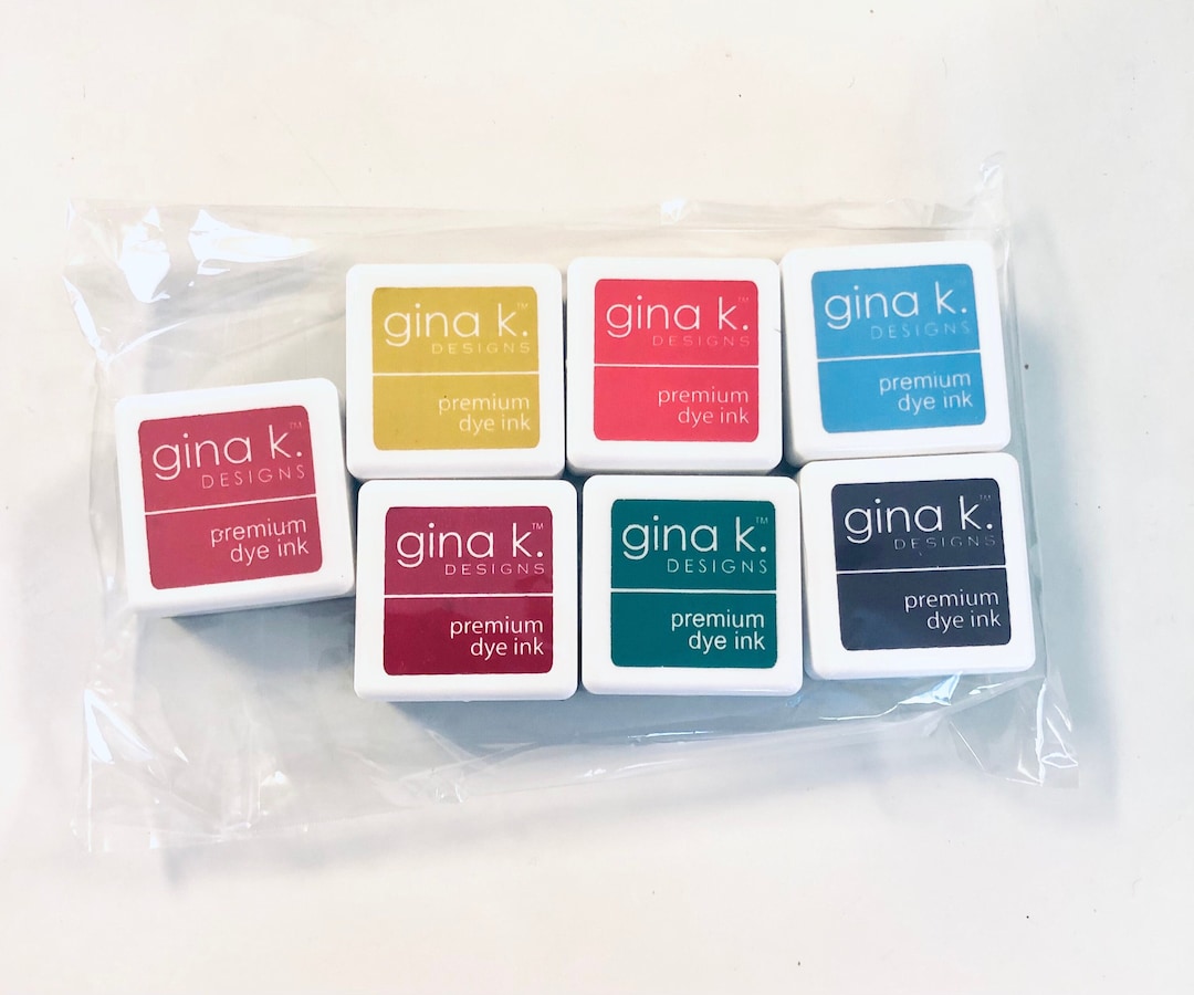 Gina K. Designs Premium Dye Ink Set of 7 - Etsy