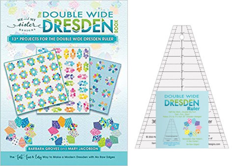 Double Wide Dresden Quilting Template Ruler And Book With Etsy