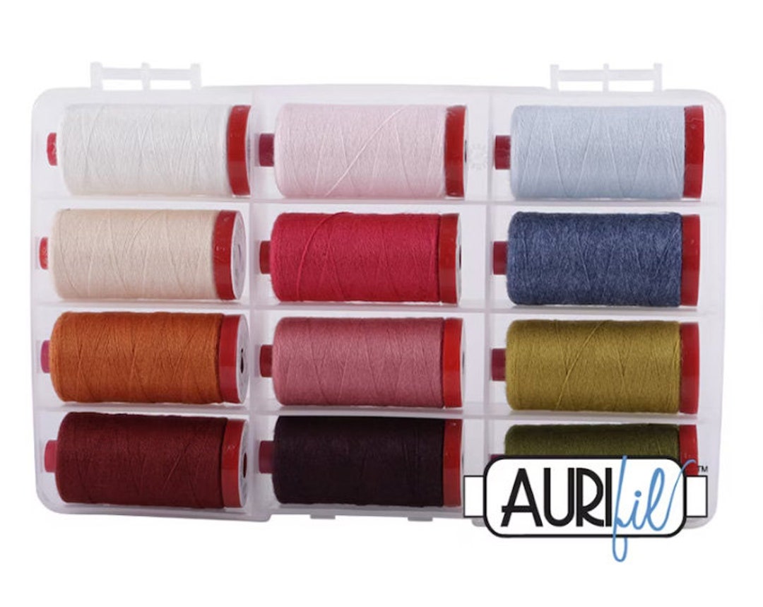 Aurifil Thread Set LANA WOOL Acrylic/wool Blend Collection 12 Large ...