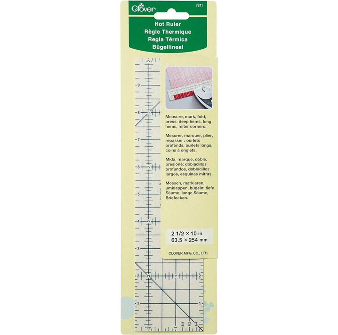 Clover Foldable Hot Ruler - Safe to Iron Over! - Item #7811 - Etsy