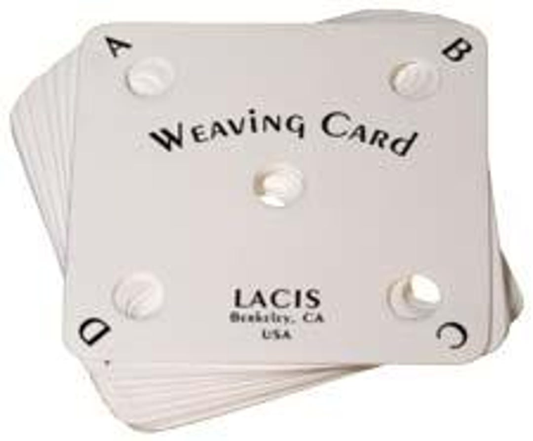 Lacis - Set of 25 Abcd-labeled Cards for Card Weaving (LB16) - Etsy