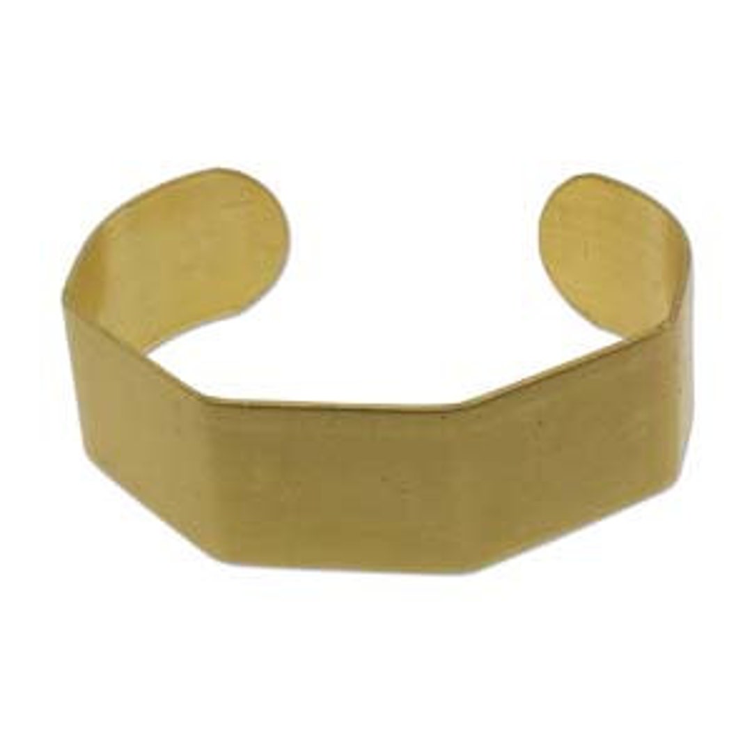 The Beadsmith - Flat Cuff With Bends BRACELET for Jewelry-making - Raw ...