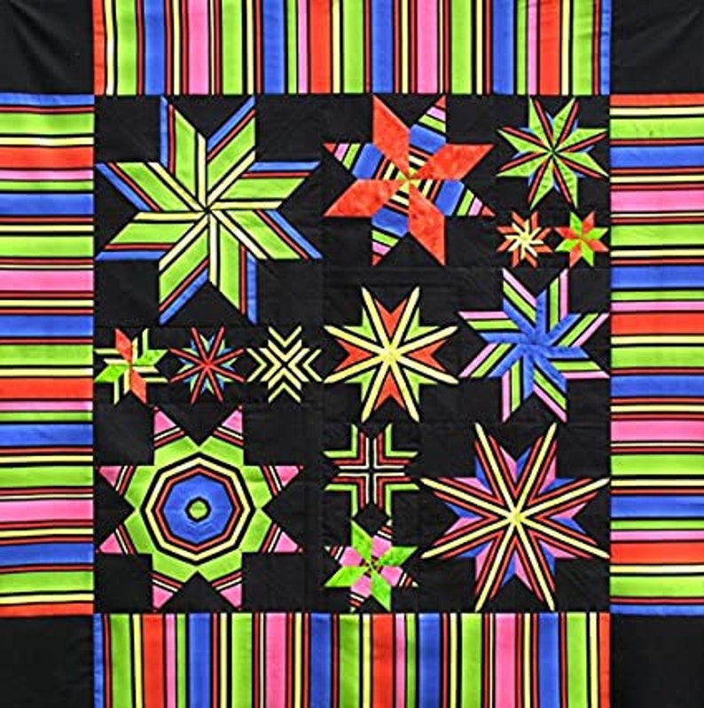 Studio 180 Design Rapid Fire Lemoyne Star Template and - Etsy