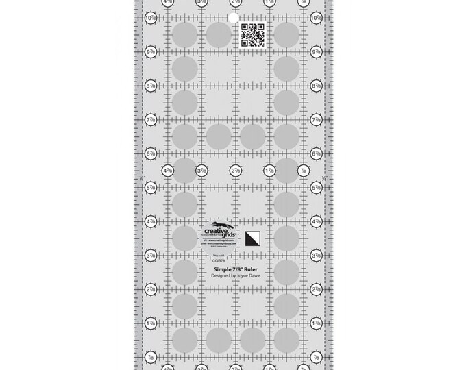 Creative Grids Quilting Ruler / Template Simple 7/8 Ruler, CGR78 - Etsy