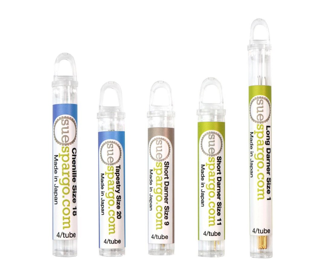 Sue Spargo Gold Eye Needle Small Sampler Pack #2 for Applique - Five ...