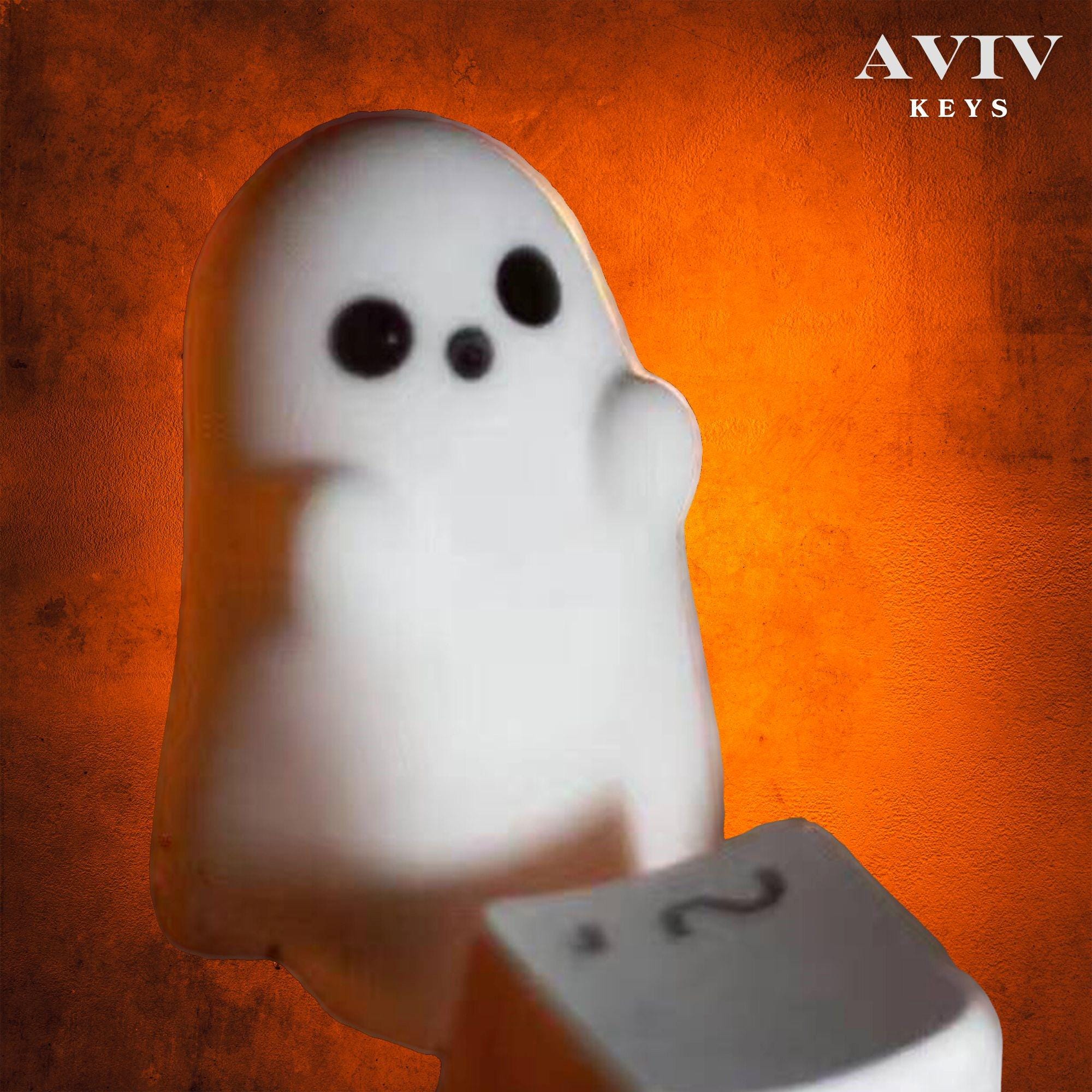 Handmade Ghost Artisan Keycap Cute Keycap, Translucent Resin ESC Keycap ...