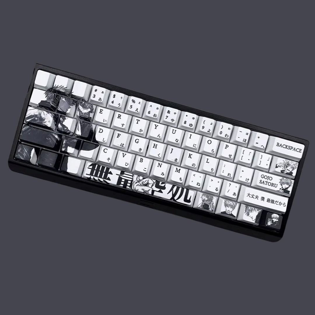 Japanese Anime Keycaps: Cherry Profile PBT, MX Mechanical Keyboard ...