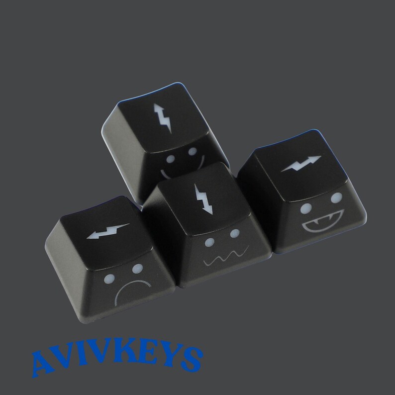 Backlit WASD / Arrow Keycaps, Shine-through Keycaps for Cherry Mx ...