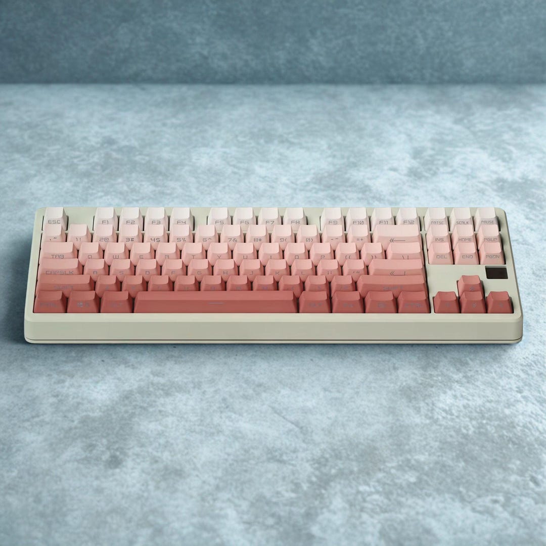 Pink Gradient PBT Keycap Set: RGB Backlit, Side Print, OEM Profile - Etsy