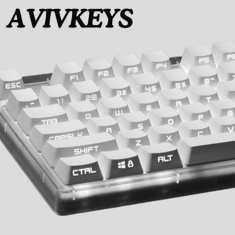 Black and White Keycaps - Etsy