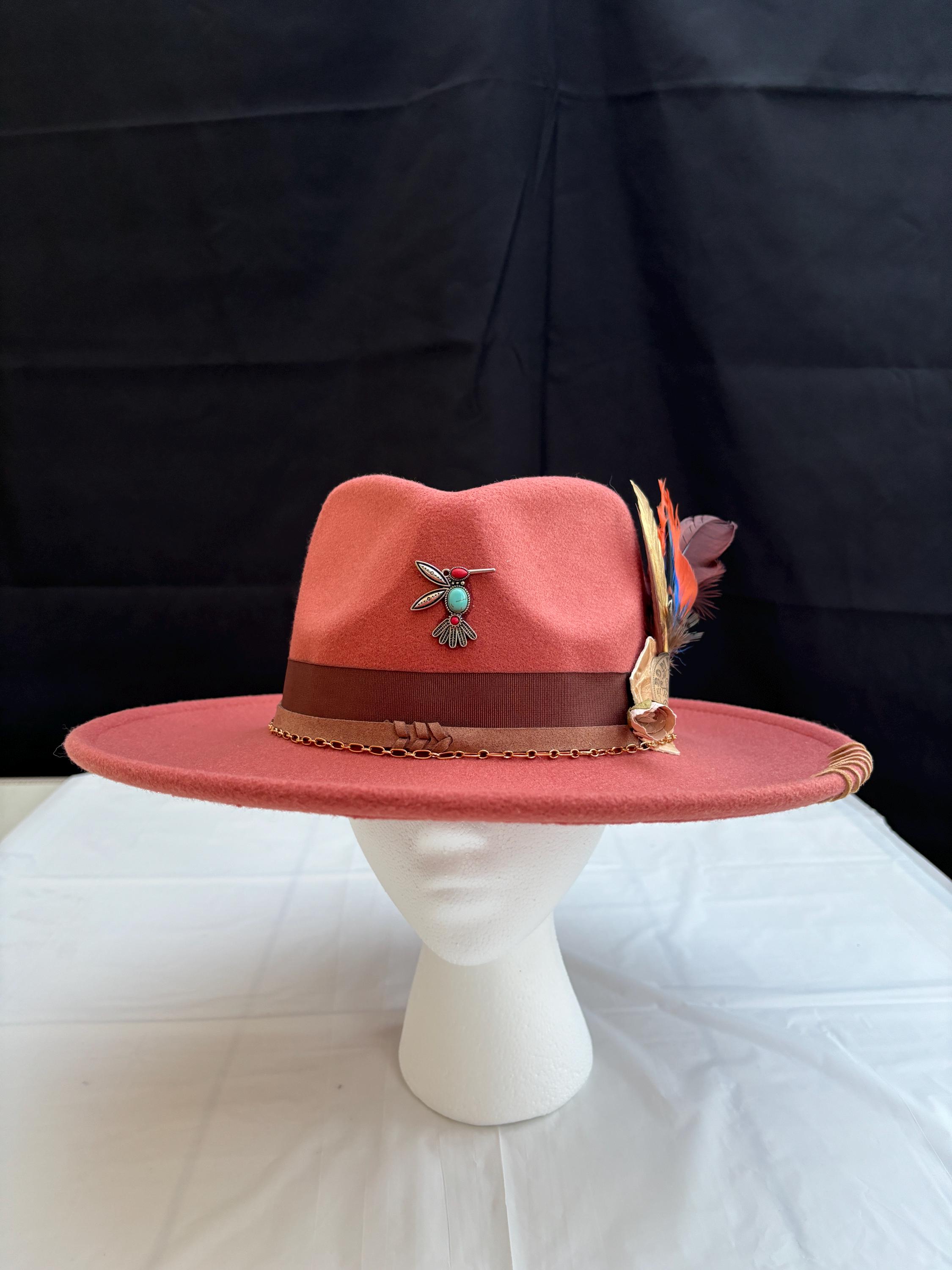 Custom Vintage Aesthetic Western Cowboy Hat -orange - Etsy