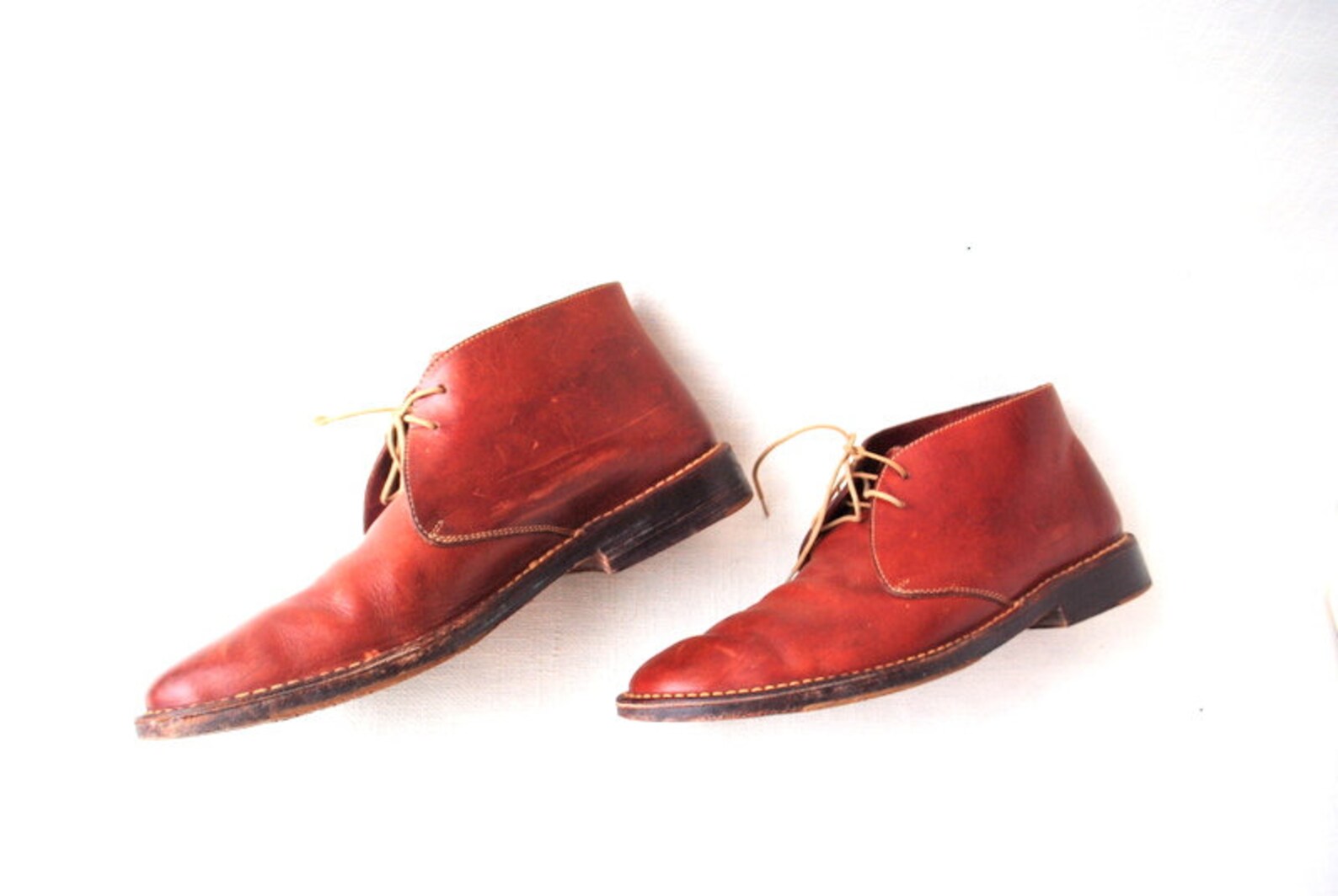 Classy Vintage 1990 Rust Brown Genuine Leather Dressy - Etsy