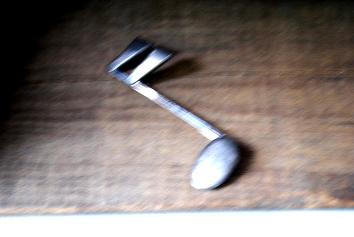 Mod Vintage 60s Sterling Silver Music Note Pin. Made by Lang. - Etsy