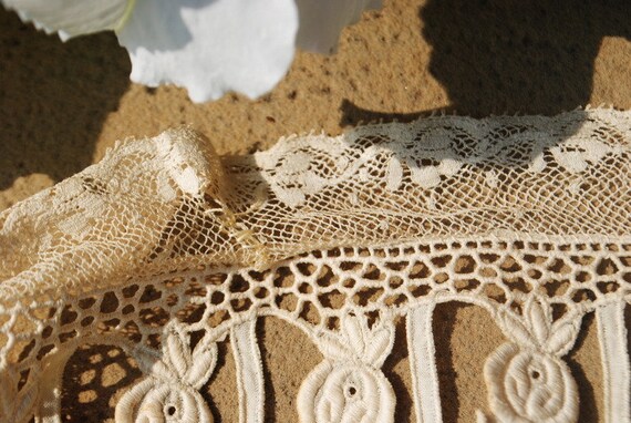 1890 vintage , antique white cotton , combine doubl… - Gem