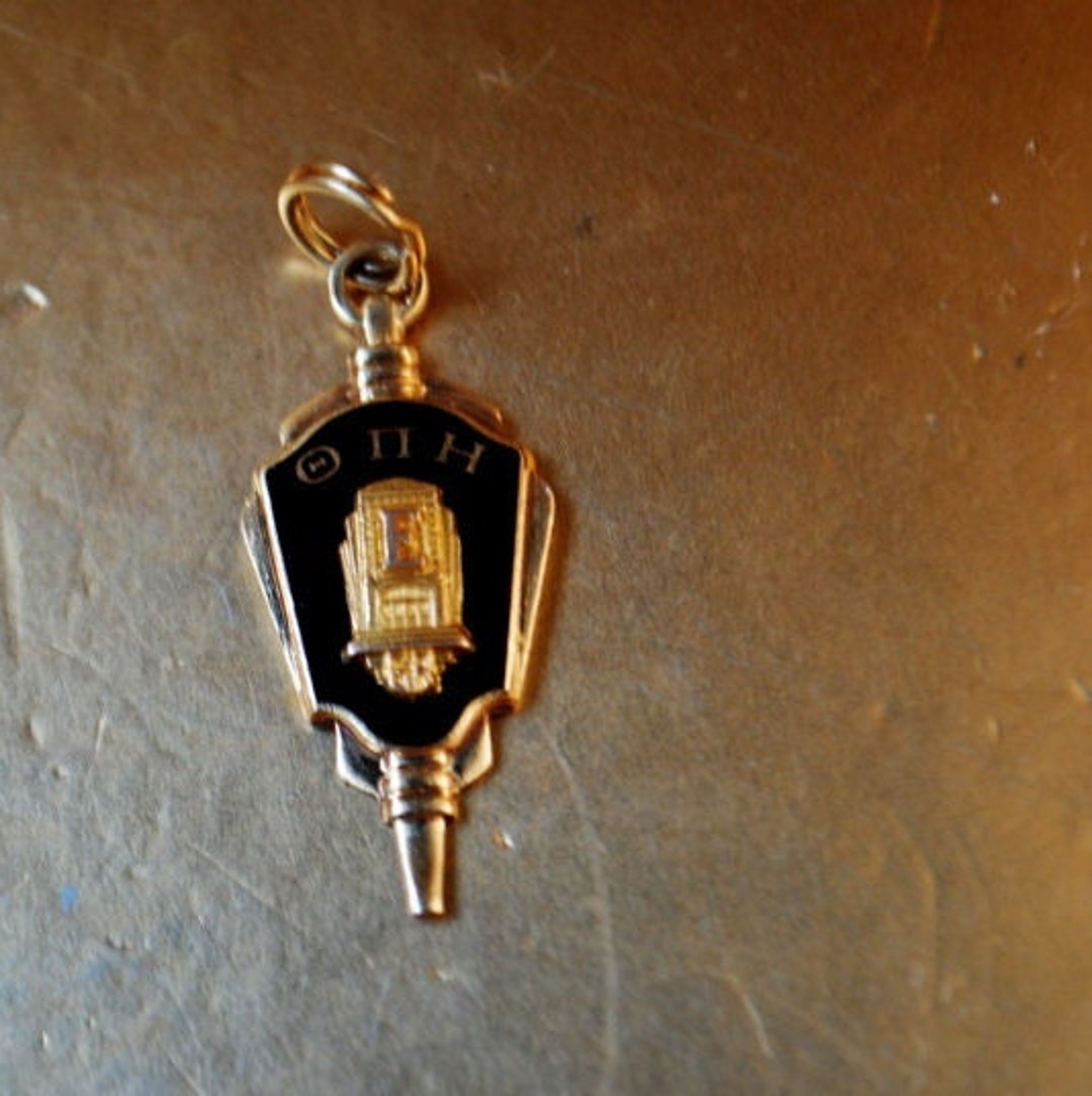 1960 Vintage 1/10 12 K Unique , High School Achievement Charm - Pendant ...