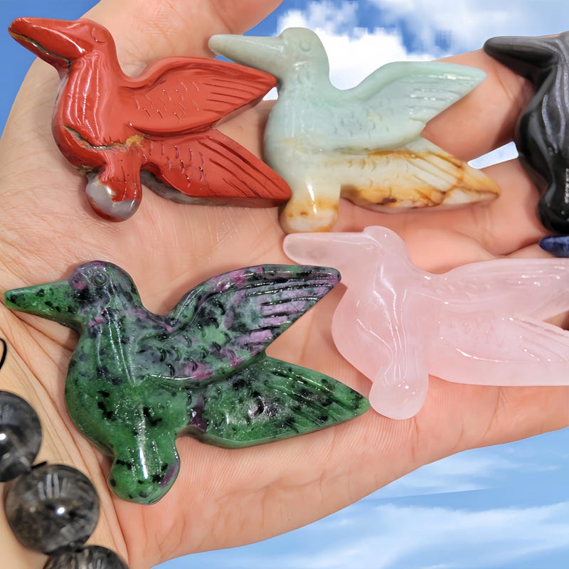 Hummingbird Crystal - Etsy