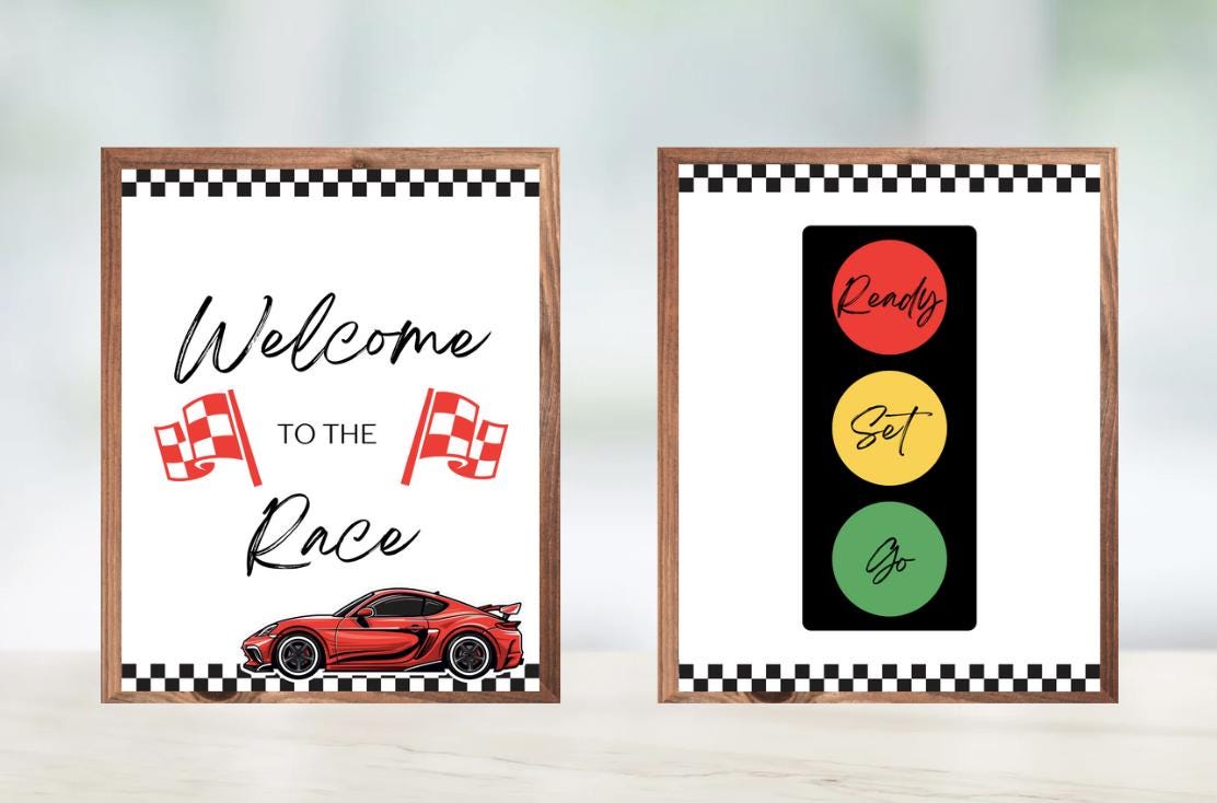 Car Signs Bundle, Vroom Vroom I'm Two Birthday Signs Decor, Two Fast ...