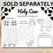 Holy Cow Birthday Invitation Template: Farm Party (digital Download) - Etsy