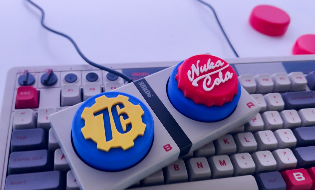 Fallout Nuka Cola Custom Dual Super Buttons for Your 8bitdo Retro ...