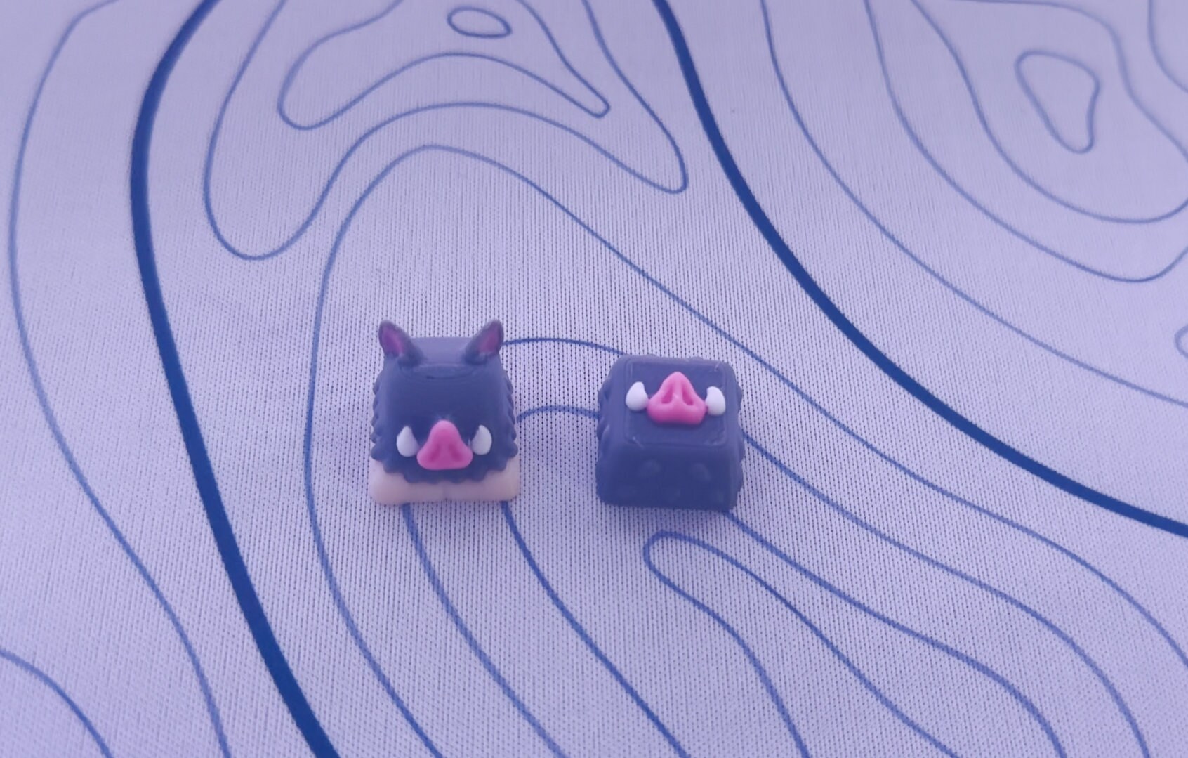 Set of 2 Inosuke Keycaps - Mechanical Keyboard - Cherry MX - Etsy