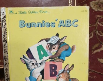 Golden Book Abc | Etsy