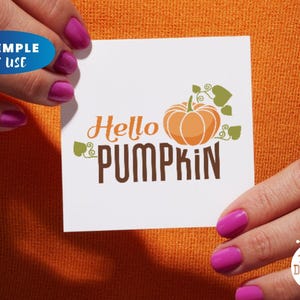 Hello Pumpkin Svg | Pumpkin Png | Halloween Clipart | Hello Pumpkin ...