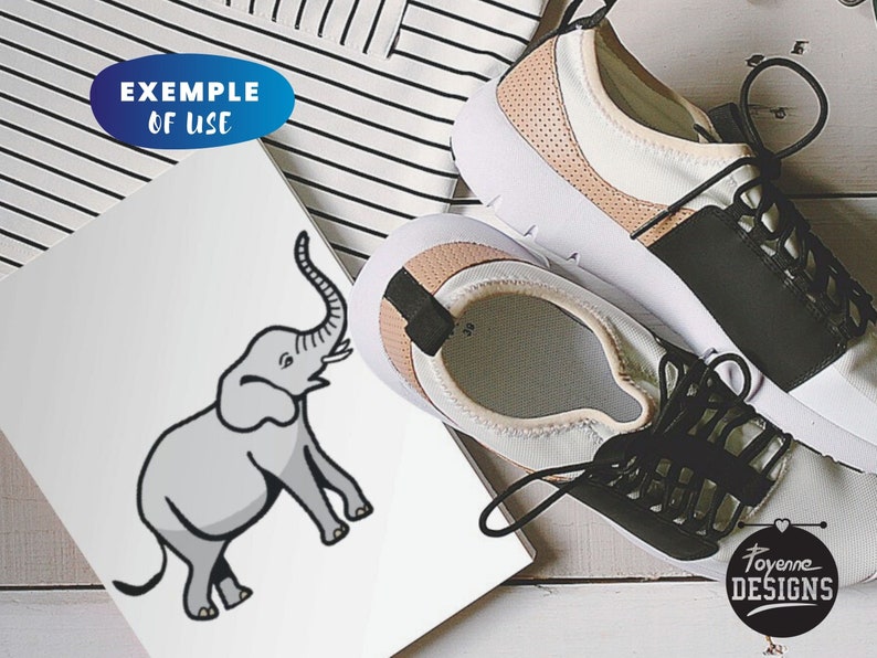 Layered Elephant SVG, Outline, Clipart, and Safari Vector, Perfect for ...