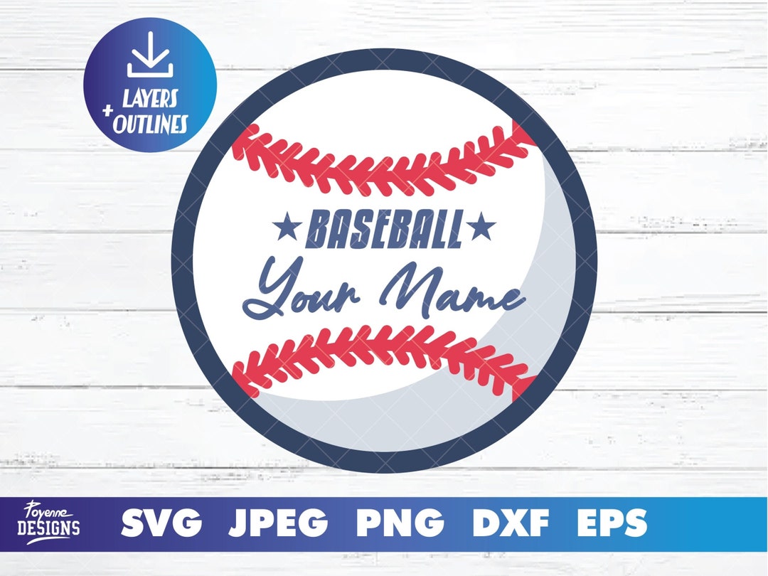 Baseball Monogram and Baseball Ball Svg Cut File, Softball Svg Files - Etsy